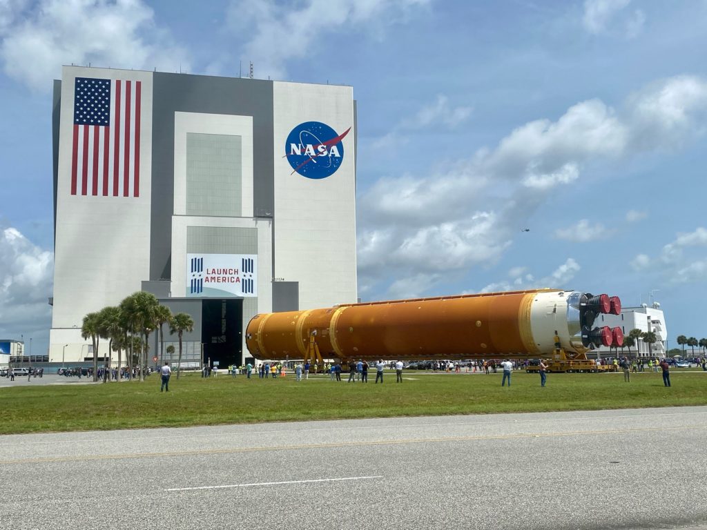 Boeing’s 1st Core Stage for NASA’s Space Launch System Arrives at ...