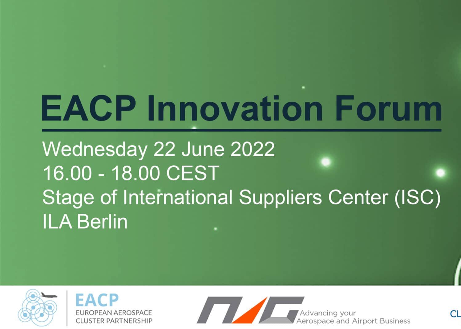 EACP Innovation Forum – The Future of Aviation is Now! - Aerospace Tech ...